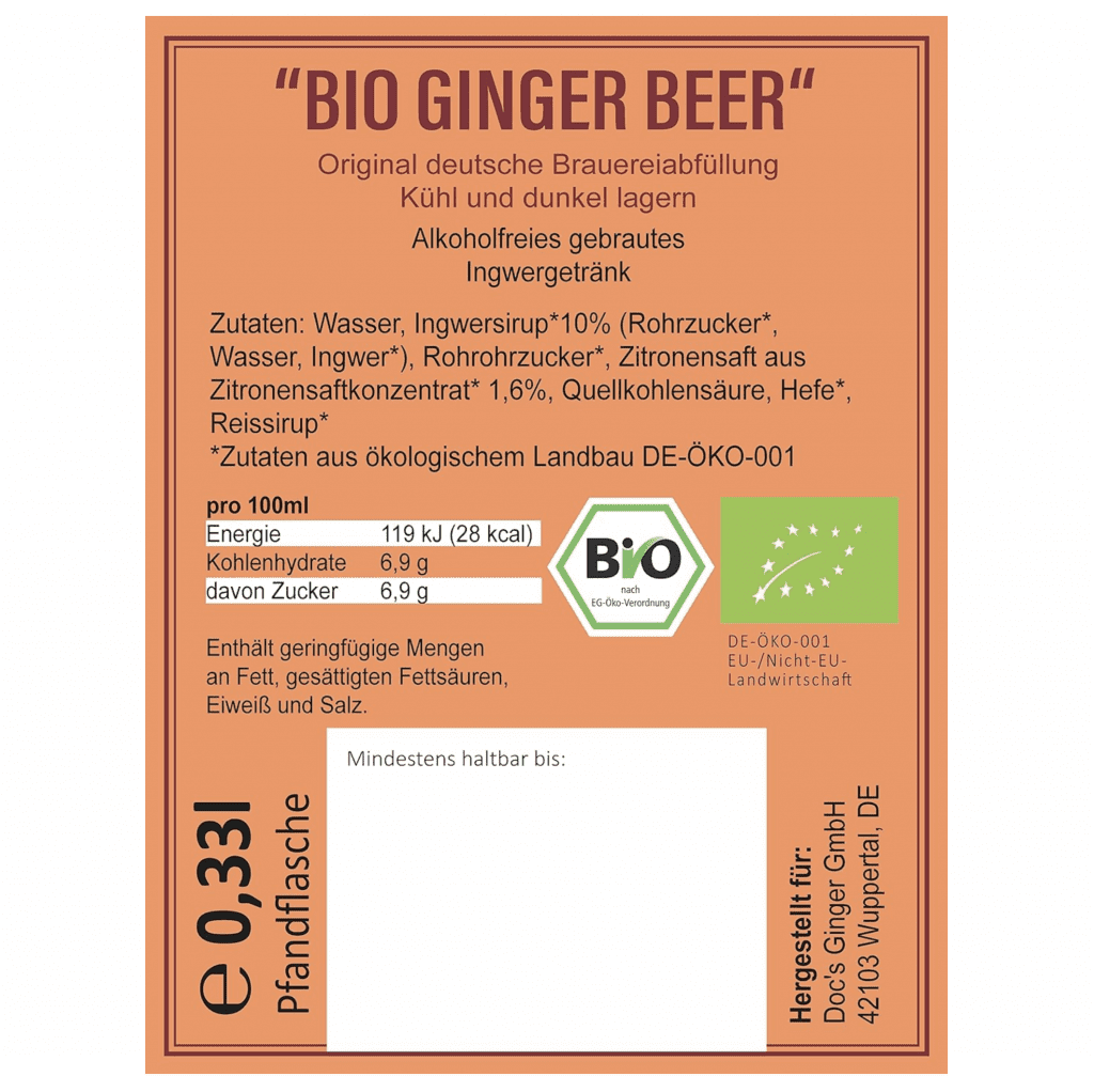 Doc's Bio Ginger Beer | cocktail-lounge.net